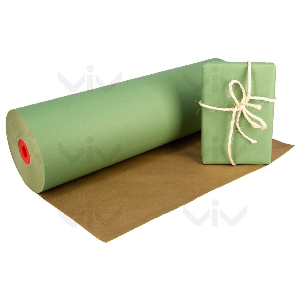 Natuurkraft Kraftpapier op Rol, 59 cm x 400 meter, 50 gram/m2, Lichtgroen