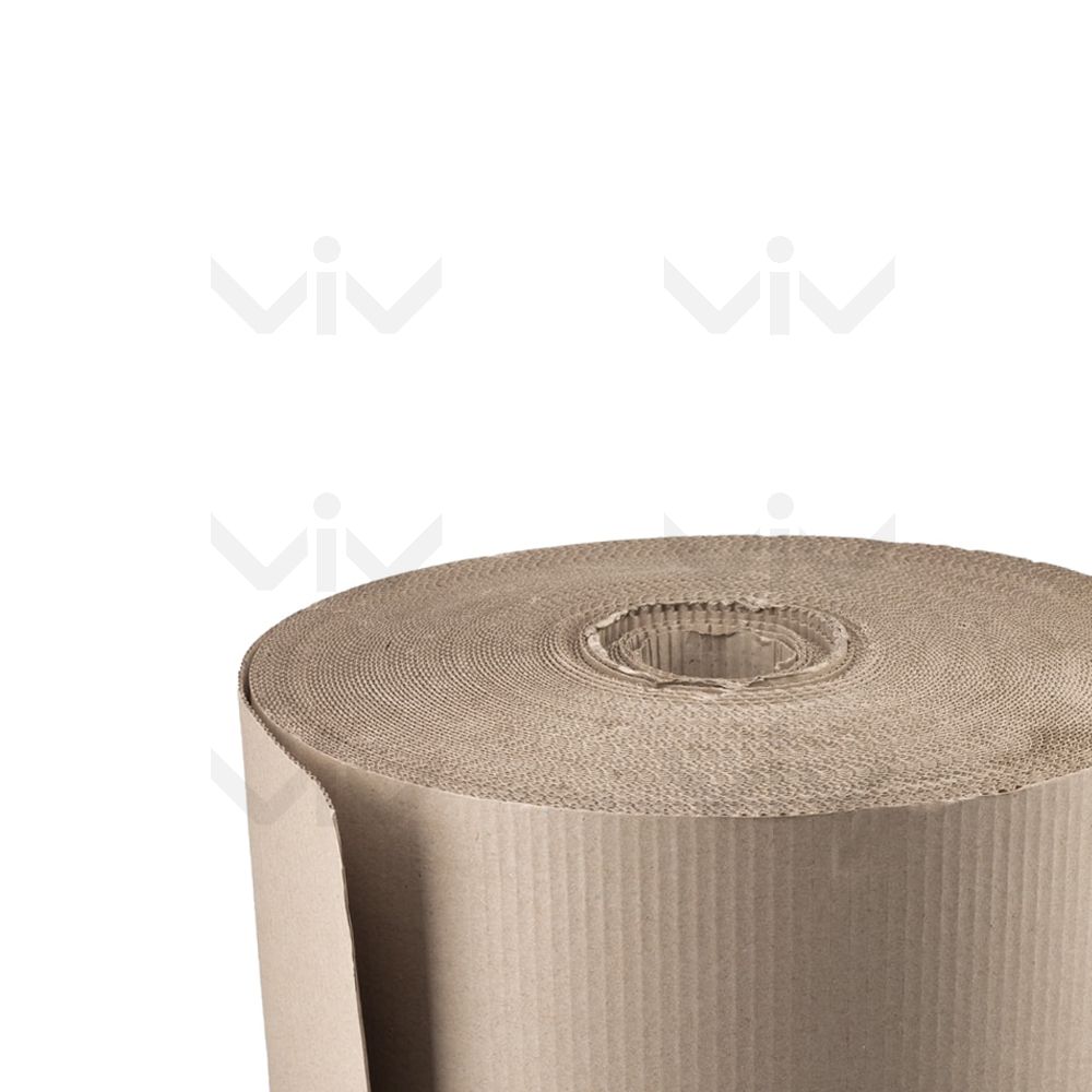 Golfkarton op rol, 25 cm x 70 meter, Bruin